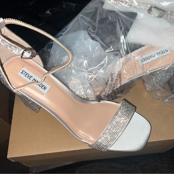 Steve Madden | Shoes | Steve Madden Rhinestone 3 Heels | Poshmark